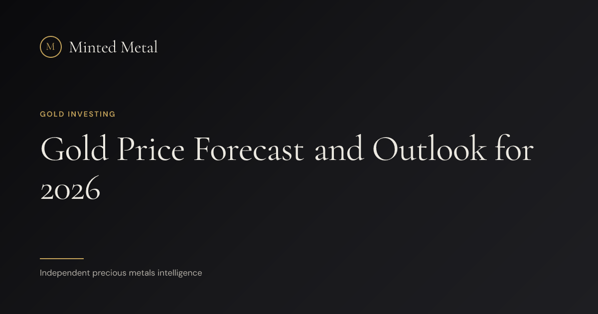 Gold Price Forecast and Outlook for 2026 | Minted Metal
