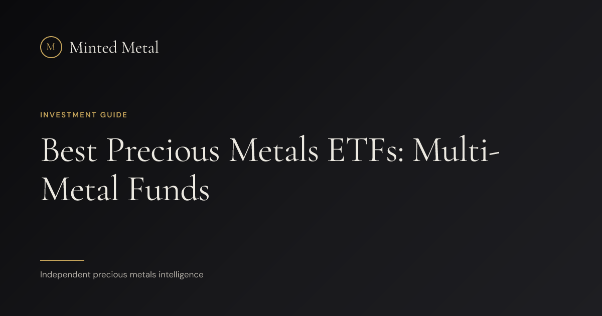 Best Precious Metals ETFs: Multi-Metal Funds | Minted Metal