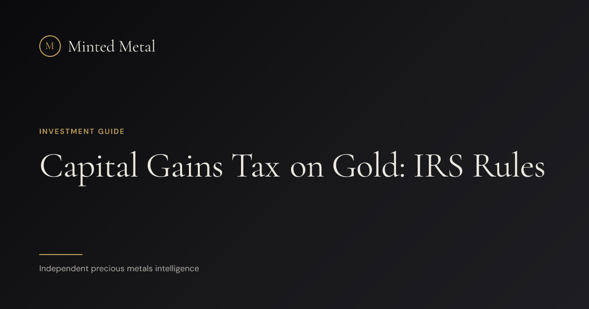 Capital Gains Tax on Gold: IRS Rules | Minted Metal