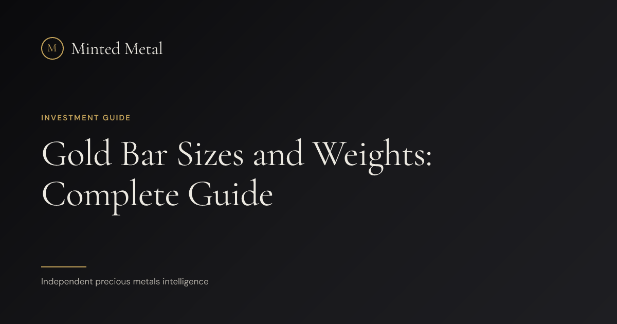 Gold Bar Sizes and Weights: Complete Guide | Minted Metal
