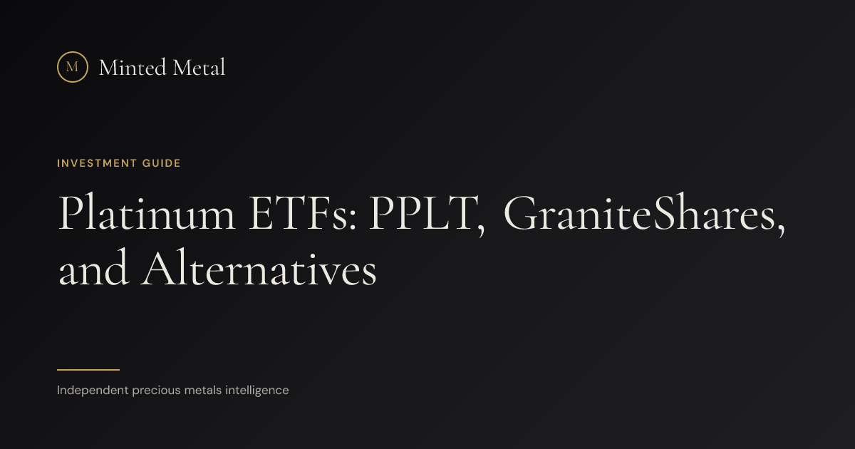 Platinum ETFs: PPLT, GraniteShares, and Alternatives | Minted Metal