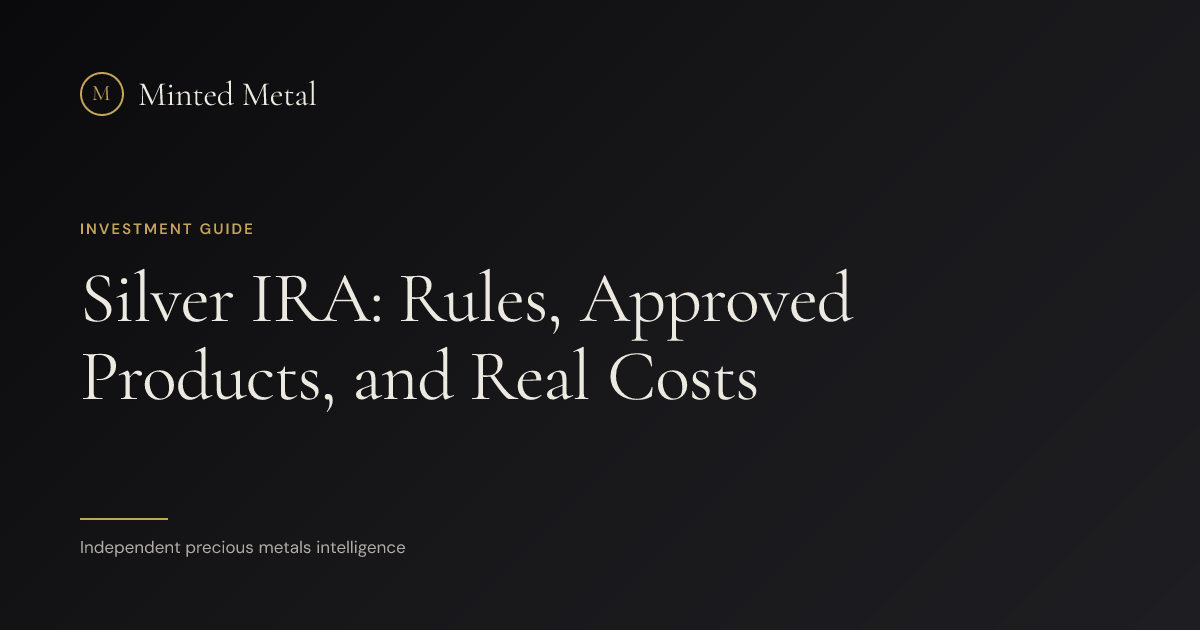 Silver IRA: Rules, Approved Products, and Real Costs | Minted Metal