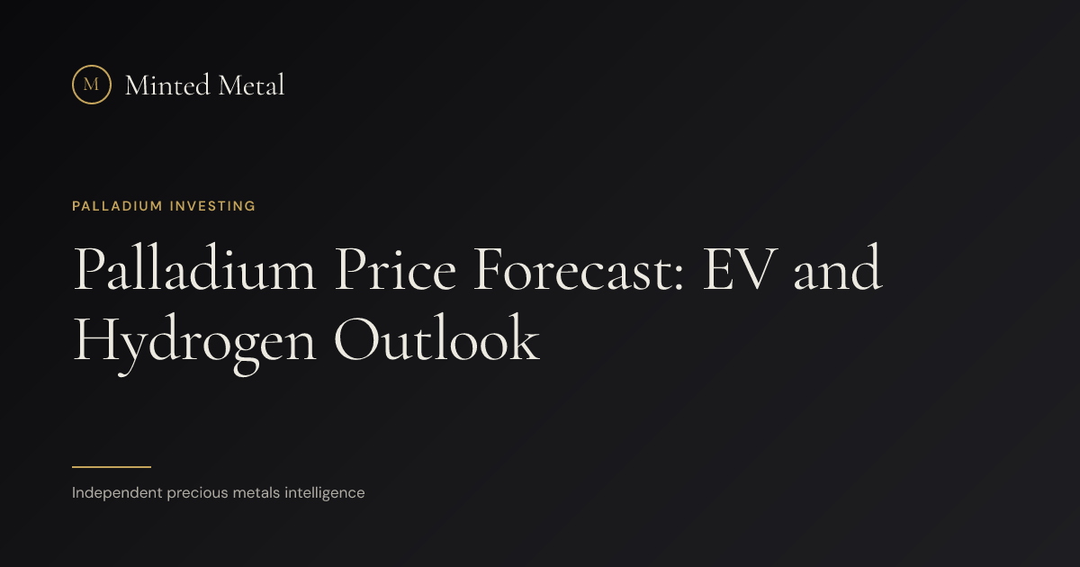 Palladium Price Forecast: EV and Hydrogen Outlook | Minted Metal