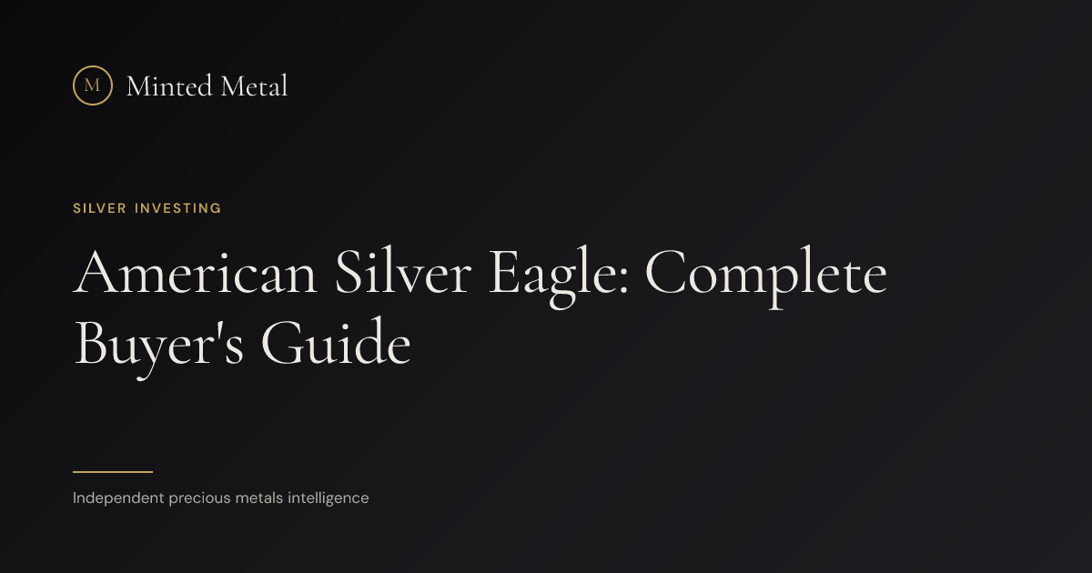 American Silver Eagle: Complete Buyer's Guide | Minted Metal