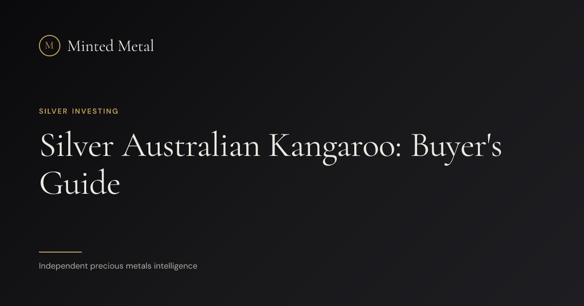 Silver Australian Kangaroo: Buyer's Guide | Minted Metal