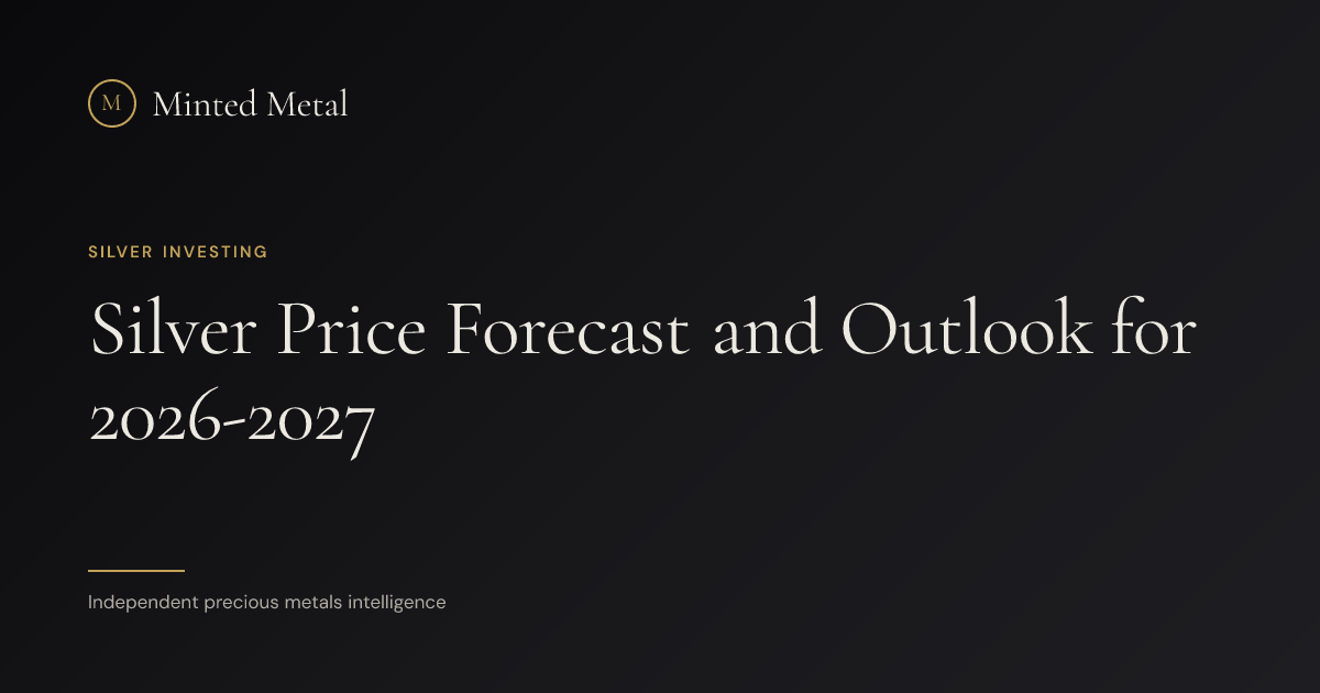 Silver Price Forecast and Outlook for 2026-2027 | Minted Metal